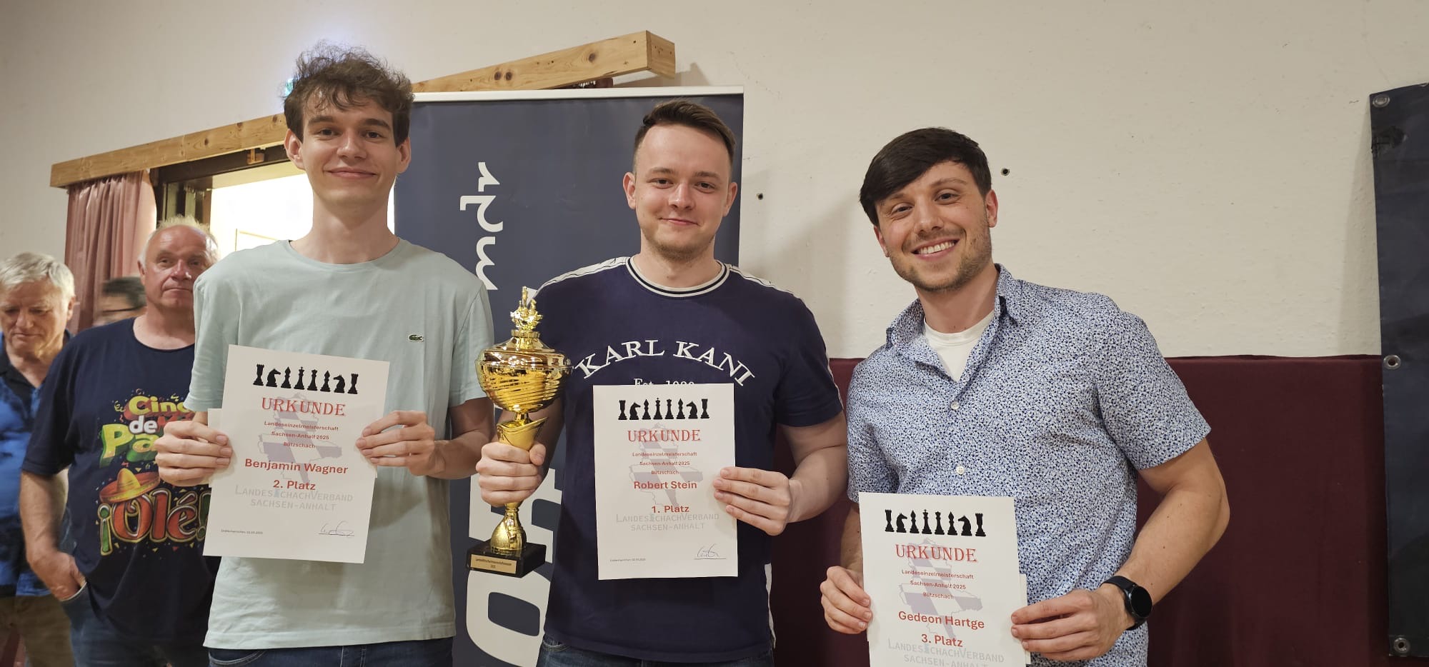 Robert Stein und Elina Heutling sind Landesblitzeinzelmeister!